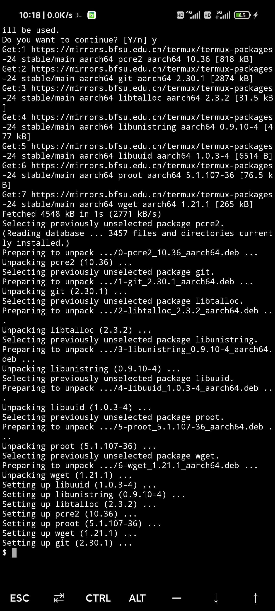 全新安装的Termux配置Ubuntu环境_termux安装ubuntu-CSDN博客