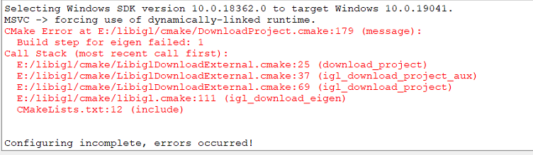 libigl环境配置——教训&经验_libigldownloadexternal-CSDN博客