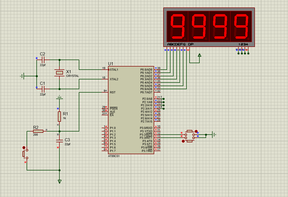 单片机实验4 外部中断EX0 EX1-CSDN博客