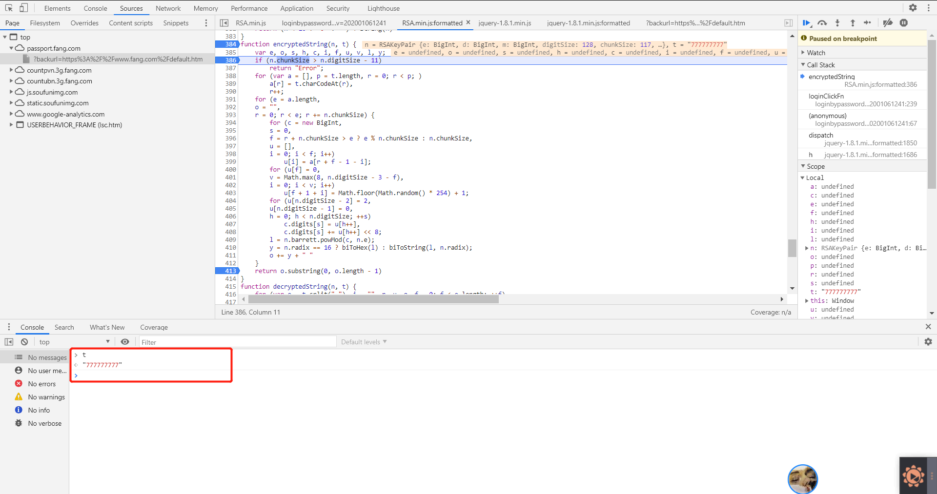 JS逆向之RSA 房天下登录pwd加密参数_js newrsakey-CSDN博客
