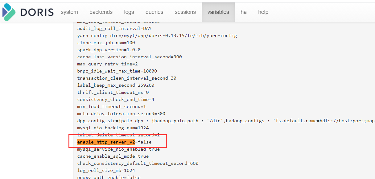 笔记：doris最新版本0.13.15 使用web新页面，以及http页面请求返回JSON_doris-web_黄瓜炖啤酒鸭的博客-CSDN博客