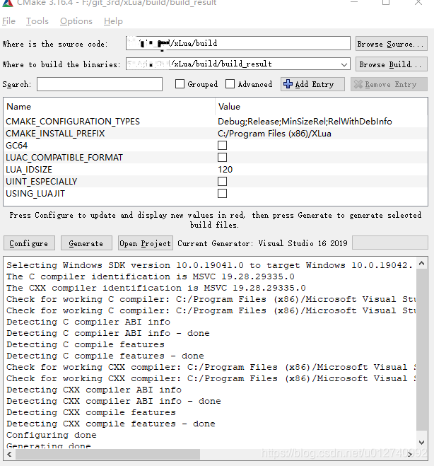 Xlua使用vs2019编译第三方库lua Protobuf Csdn博客