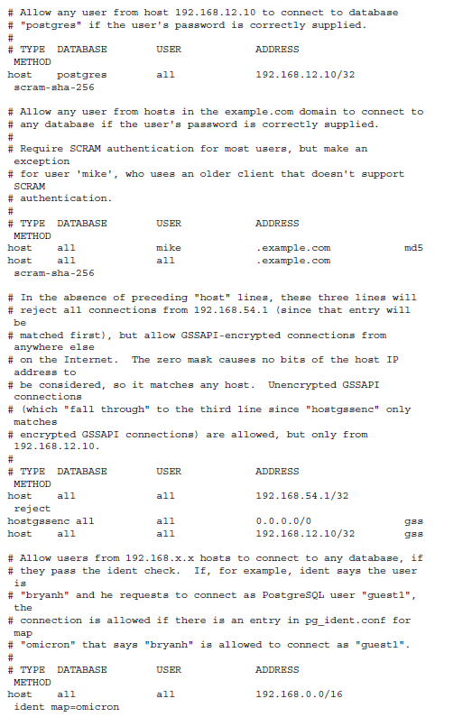 20.1. The pg_hba.conf File-CSDN博客