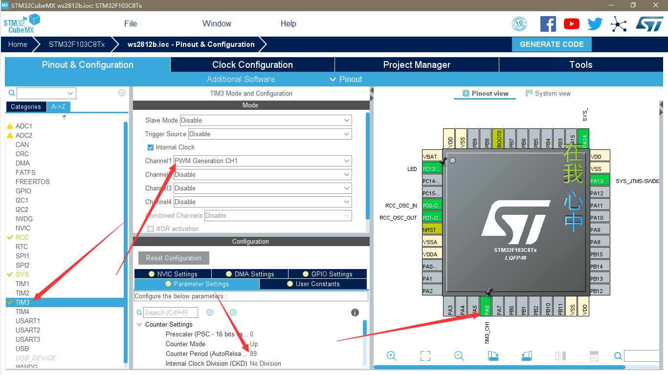 stm32-WS2812 PWM+DMA（自己写库函数）_wb2812-CSDN博客