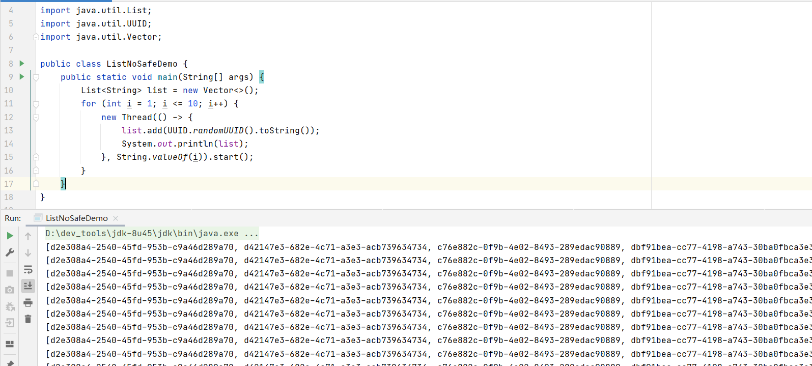 Java集合类不安全问题之ArrayList_java.util.arraylist以及其任何超类对此上下文都是未知的-CSDN博客
