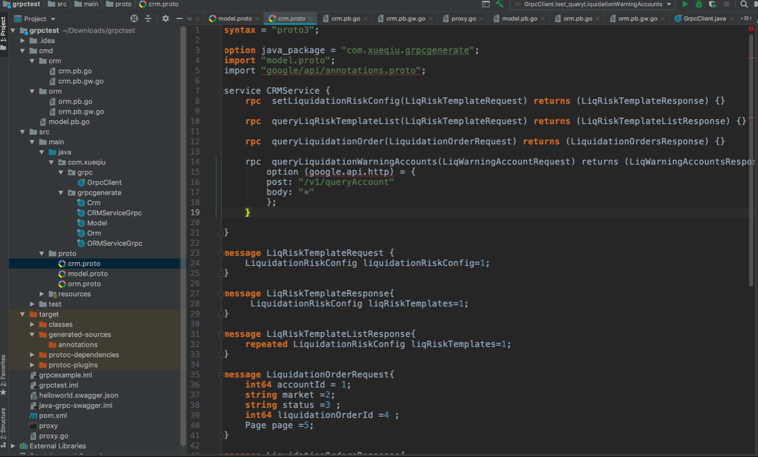 grpc服务接口测试方案与实现_grpc curl-CSDN博客