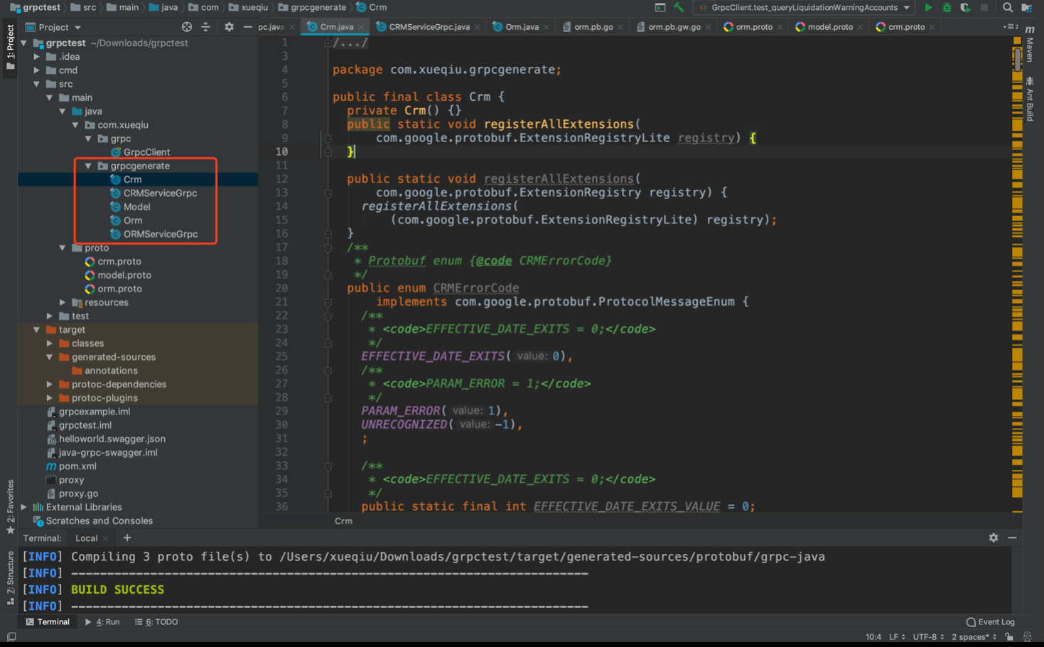 grpc服务接口测试方案与实现_grpc curl-CSDN博客