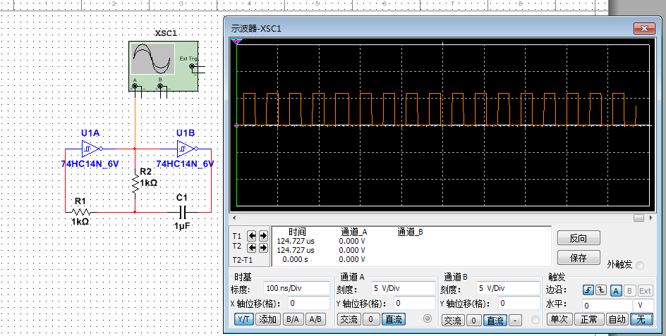 2021-02-26 Multisim 14.0 与非门可控振荡器电路_multsim 仿真软件 与非门集成-CSDN博客