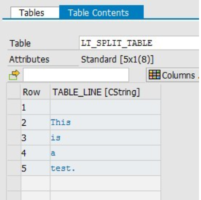 ABAP中SPLIT关键字 当分隔符位于字符串首尾时_abap split-CSDN博客