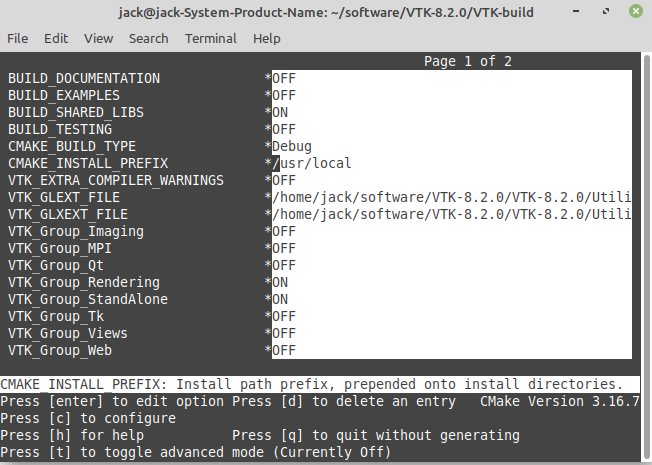 VTK-在linux下编译VTK_linux vtk编译-CSDN博客