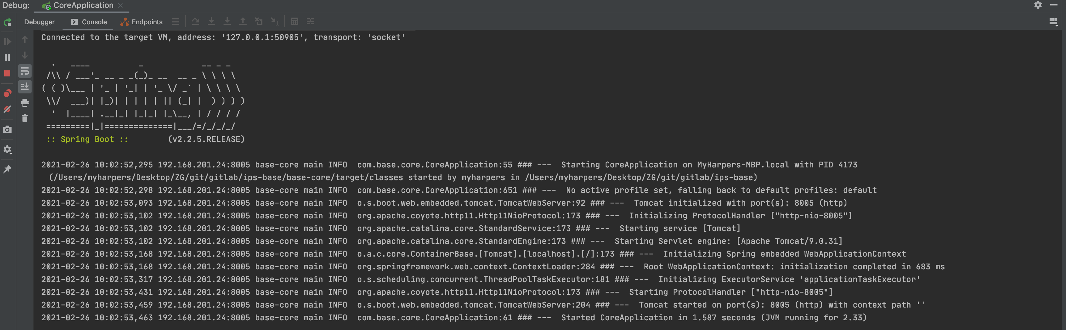 Mac启动springboot项目报错re Rolling