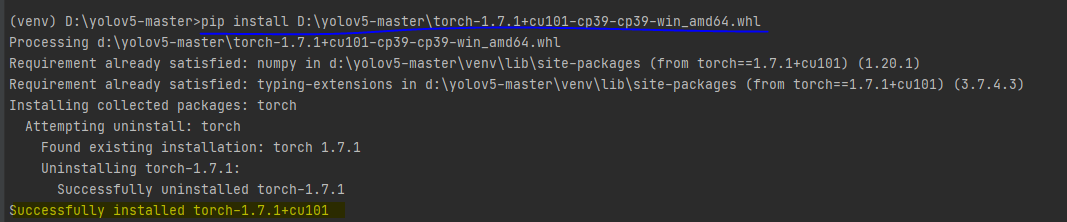 yolov5 下torchvision版本问题 #VersionConflict: (torchvision Requirement.parse(‘torchvision＞=0.8.1 ...