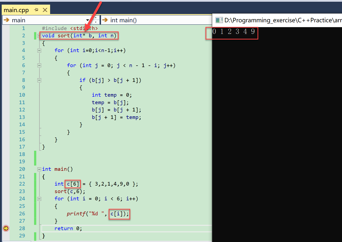 看完这篇文章一定弄懂C语言数组作为函数参数的用法_数组作为实参传入函数-CSDN博客