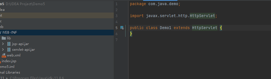 关于IDEA WEB项目的创建与无法继承HttpServlet问题_idea2024创建没有servlet继承-CSDN博客