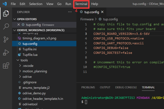 创客基地oDrive 第四课 VSCODE 开发环境搭建_odrive用什么开发-CSDN博客