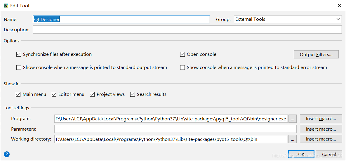 Pycharm配置QtPy工具环境-CSDN博客