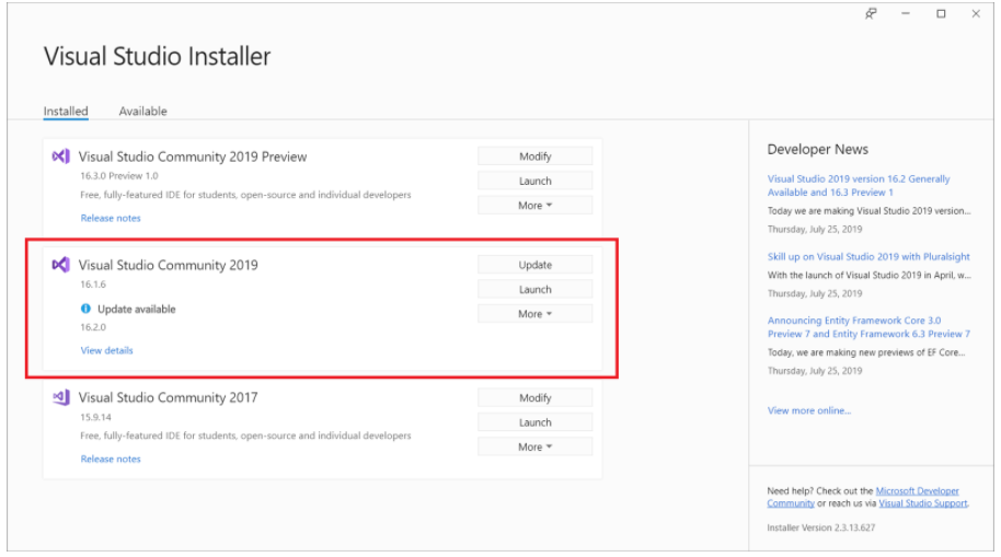 【C++】Visual Studio教程(六) -更新Visual Studio_win 怎么更新visualc运行库-CSDN博客