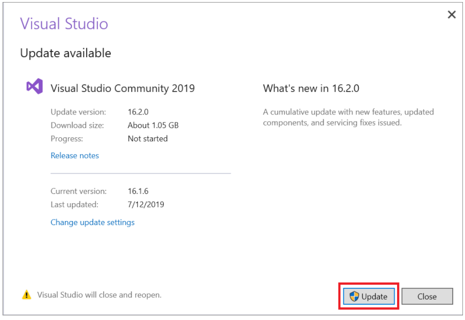 【C++】Visual Studio教程(六) -更新Visual Studio_win 怎么更新visualc运行库-CSDN博客