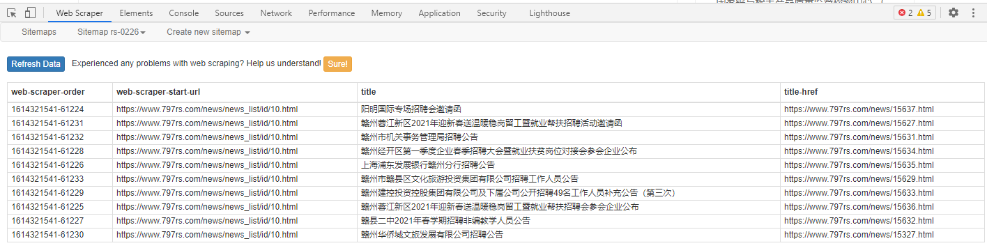 Web scraper使用教程-基本用法_webscraper使用方法-CSDN博客