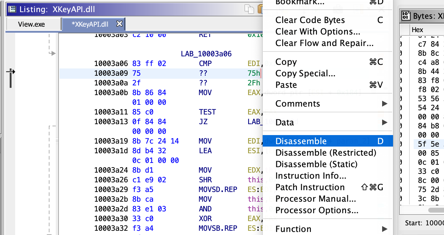 How to use HEX's format Patch program in Ghidra - Programmer Sought