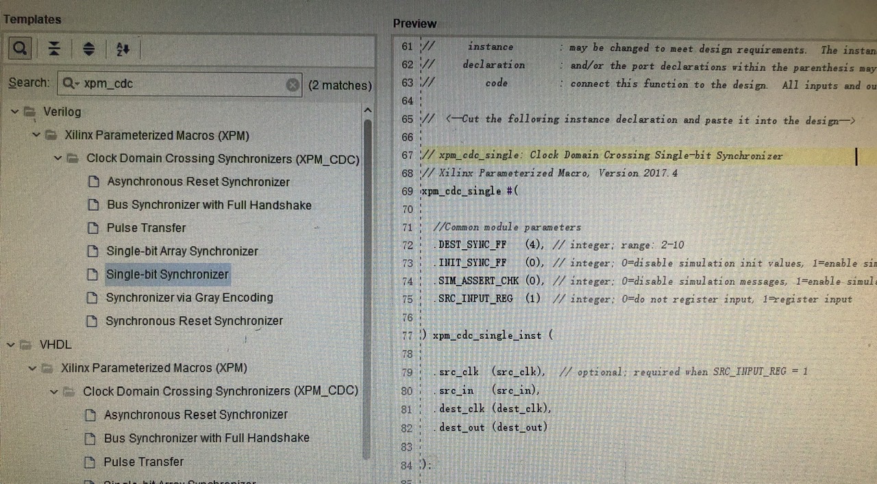 xilinx异步时钟单比特同步方法方法_xpm cdc single-CSDN博客