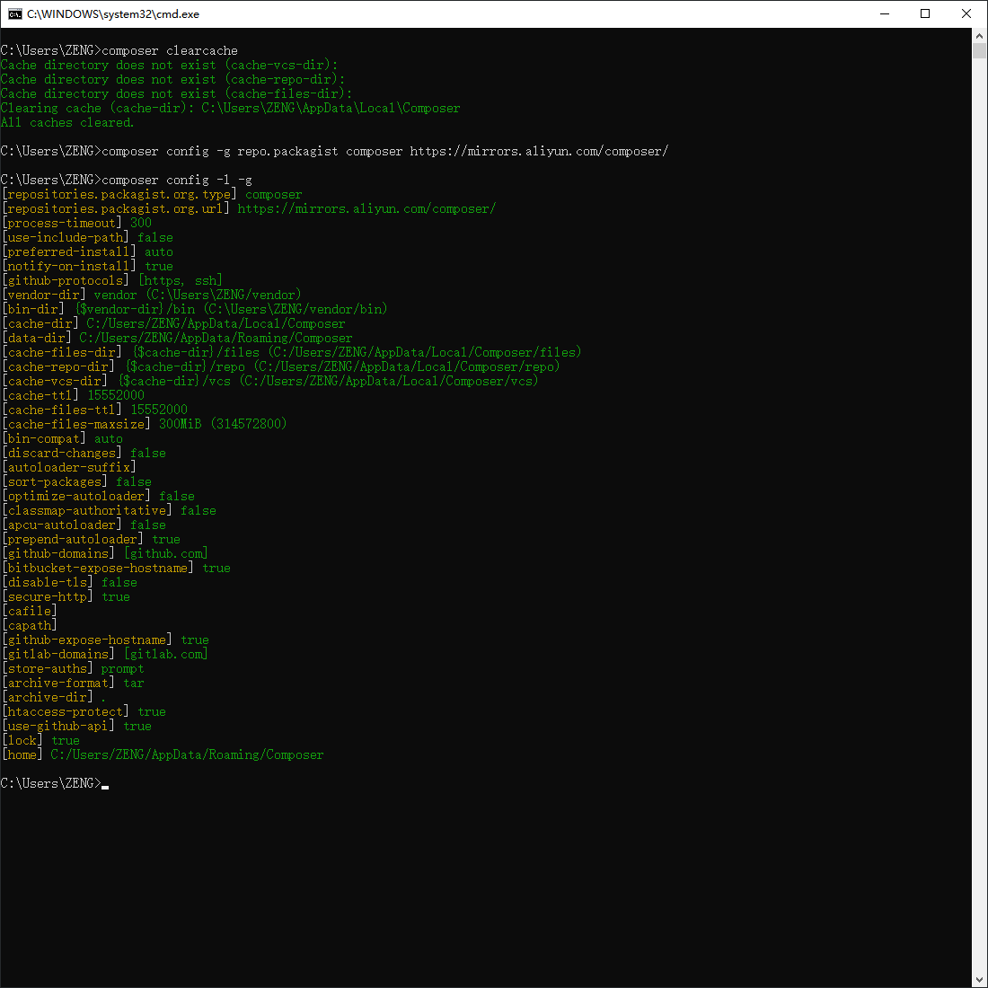 Windows 10系统环境下Composer日常使用及版本升级教程_EWITECH的博客-CSDN博客_composer 升级版本