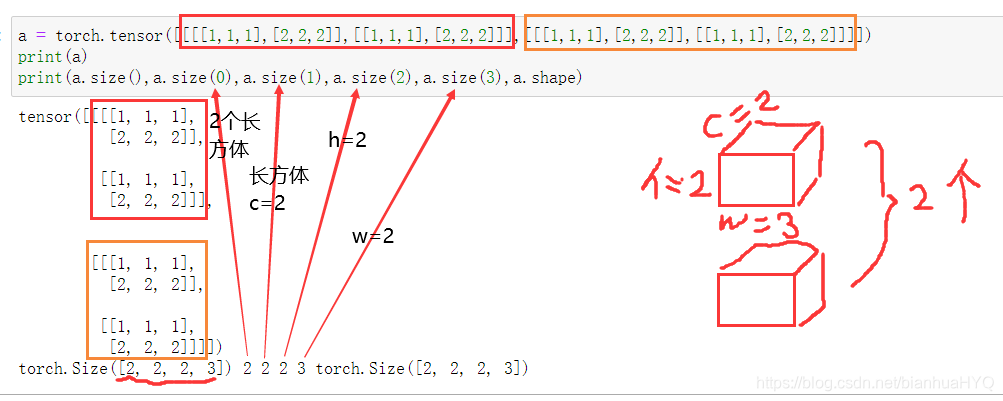 Pytorch 创建张量tensor创建 列表 Tensor 三维变量 Csdn博客 5571