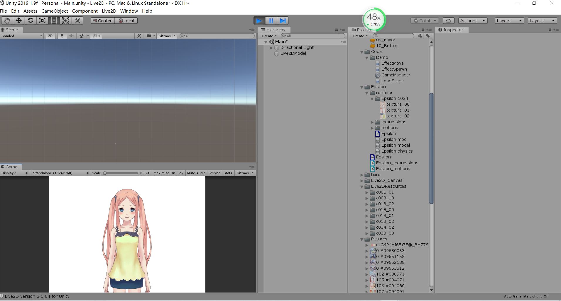 Unity--初识Live2D Cubism以及通过代码来实现Live2D模型的基本功能(一)_live2d 模型_！ ？的博客-CSDN博客