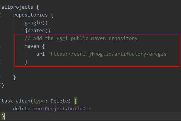 Android Studio配置ArcGIS Runtime SDK for Android_在项目的build.gradle中,添加esri maven库的url-CSDN博客