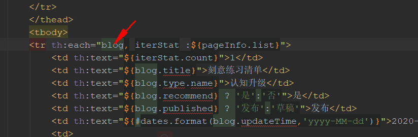 Exception evaluating SpringEL expression: “pageInfo.list“ (template: “admin/blogs“ - line 80 ...