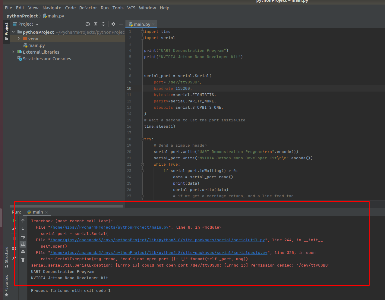 Ubuntu18.04下使用Python实现串口通信_为ubuntu上的python安装串口模块-CSDN博客
