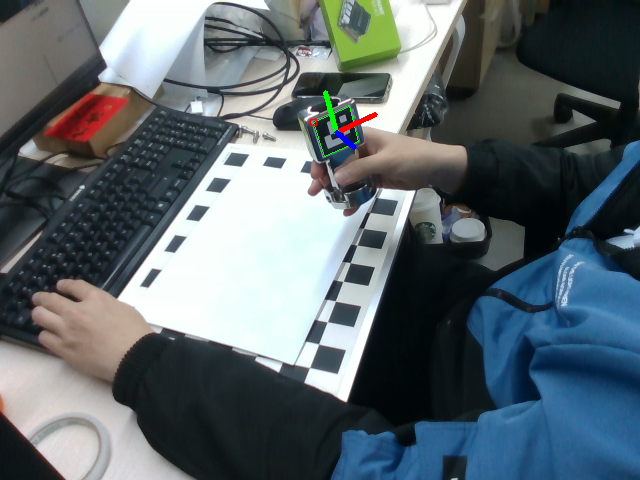 使用intelrealsense实时计算aruco marker位姿（Python）_pyrealsense识别aruco位姿-CSDN博客