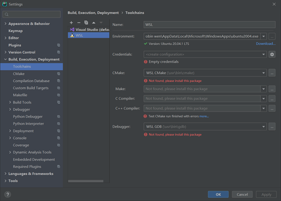 window下jetBrains Clion使用wsl安装配置 c/c++ 开发环境_clion wsl配置-CSDN博客
