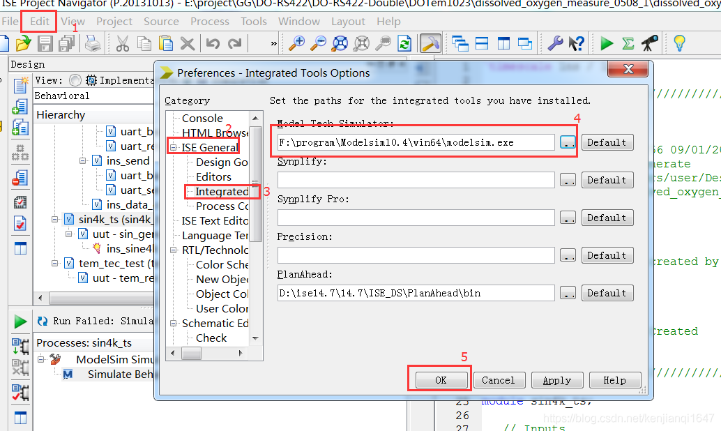 ISE联合Modelsim进行仿真_ise modelsim联合仿真-CSDN博客