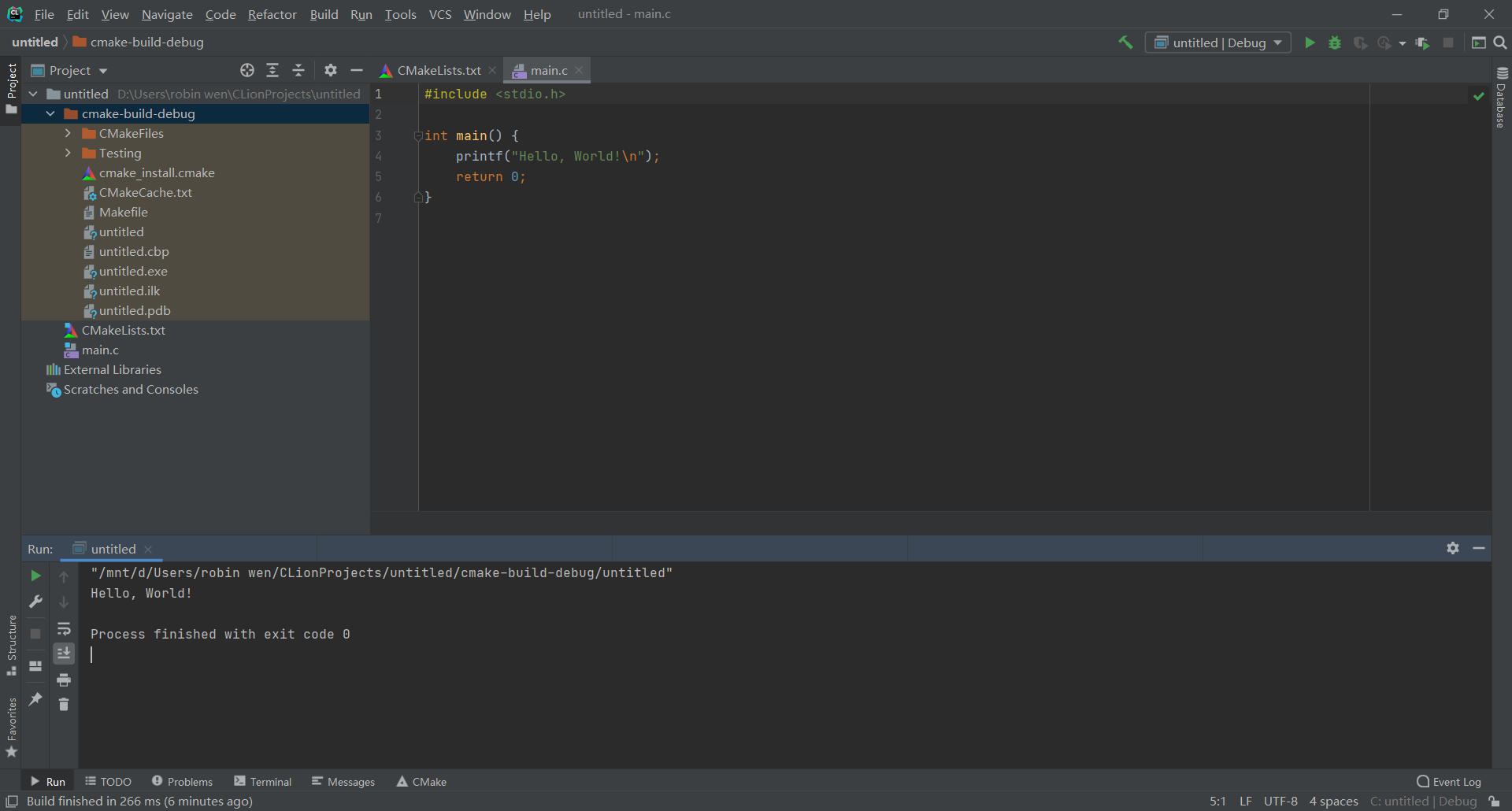 window下jetBrains Clion使用wsl安装配置 c/c++ 开发环境_clion wsl配置-CSDN博客