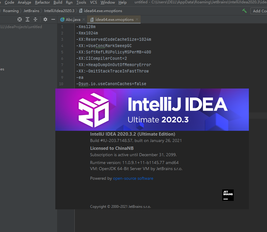 IDEA 2020.3.2 安装后无法打开修复方法_如何修复idea-CSDN博客