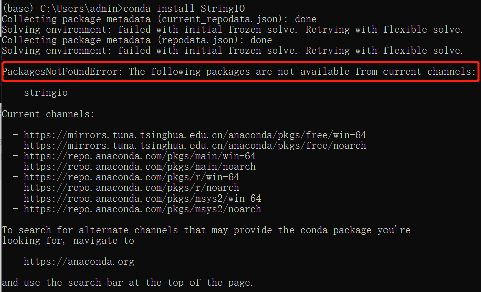 python报错 ModuleNotFoundError: No module named ‘StringIO‘_pip stringio_moupanzi的博客-CSDN博客