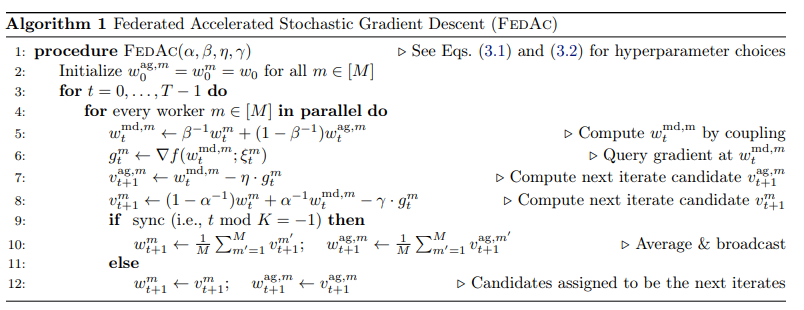 【文献阅读】Federated Accelerated Stochastic Gradient Descent-CSDN博客