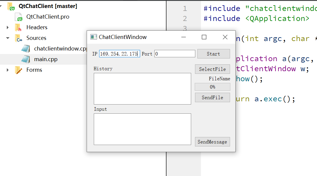使用QSocket实现的文件传输软件（聊天）_qt聊天室传输文件-CSDN博客