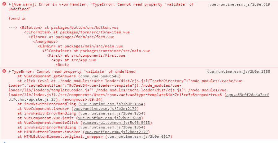 this.$refs.formRef.validate(）数据提交验证时，ref所绑定的表单数据4种解决方案 外加一个欺骗 this.$refs.formRef 验证的方法_this ...
