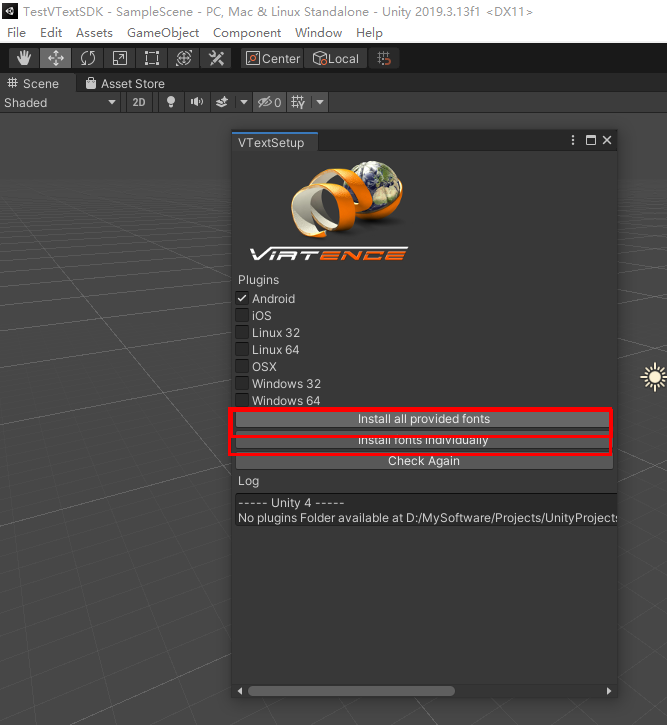 Unity 工具 之 VText 简单快速实现 文字 3D 效果，VText 的导入设置和简单使用（可支持中文字体）_unity 3d文字-CSDN博客