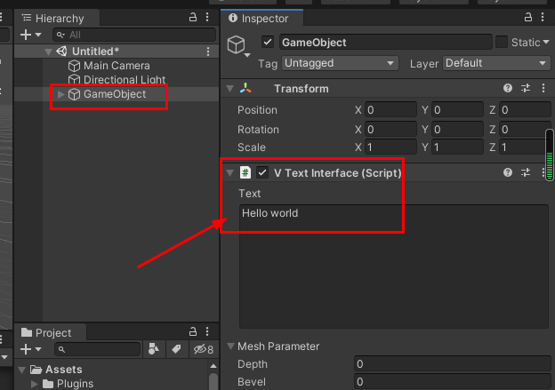 Unity 工具 之 VText 简单快速实现 文字 3D 效果，VText 的导入设置和简单使用（可支持中文字体）_unity 3d文字-CSDN博客