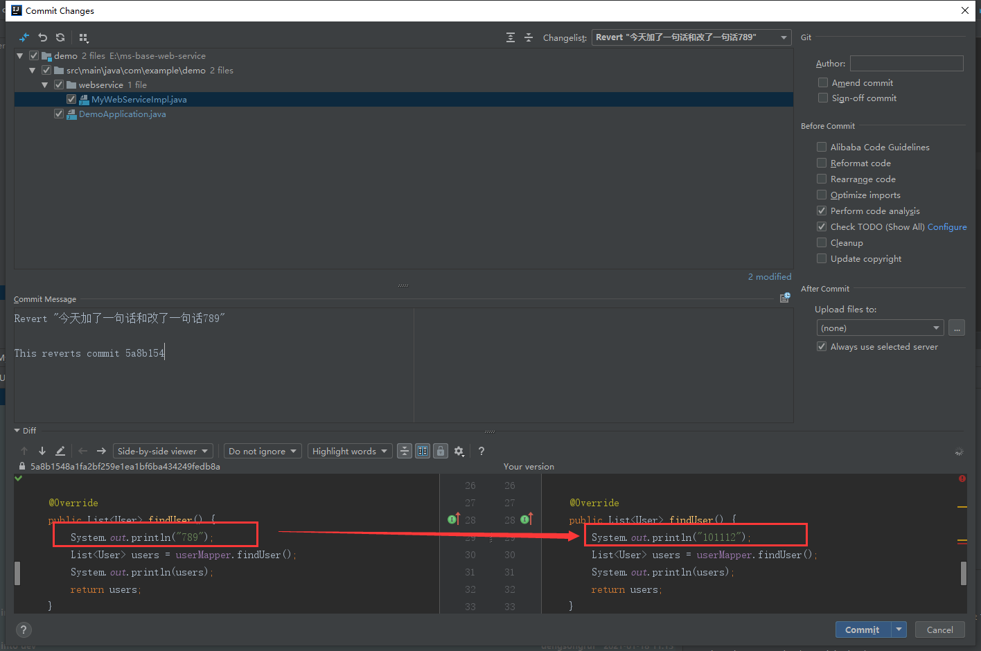 idea中git 回退已经push上去的东西（简单情况）_idea怎么将已push的代码覆盖掉-CSDN博客