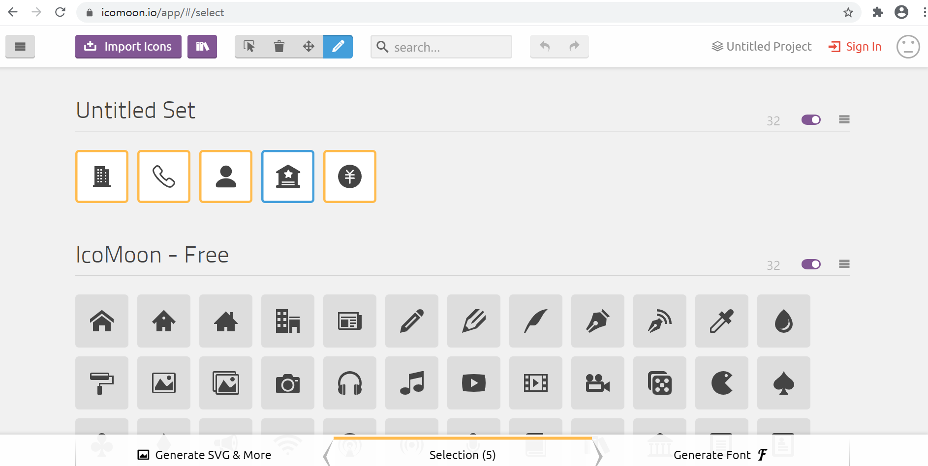 下载iconfont字体并使用、svg转换成iconFont_本地有字体图标字体,怎么把他识别成一个个的svg-CSDN博客