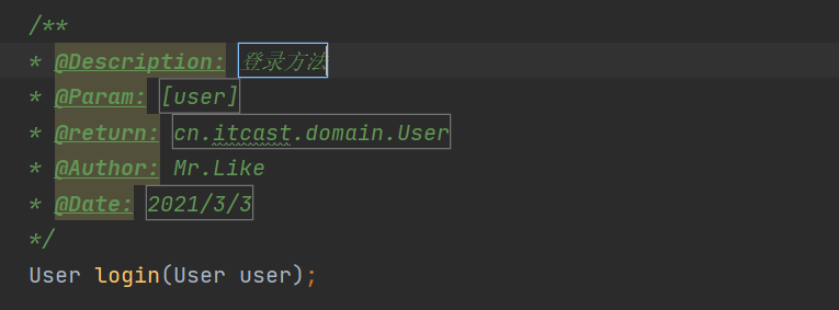 idea怎么给类和方法自动快速添加注释的方法（/**@return @Param*/）_idea里面@program:-CSDN博客