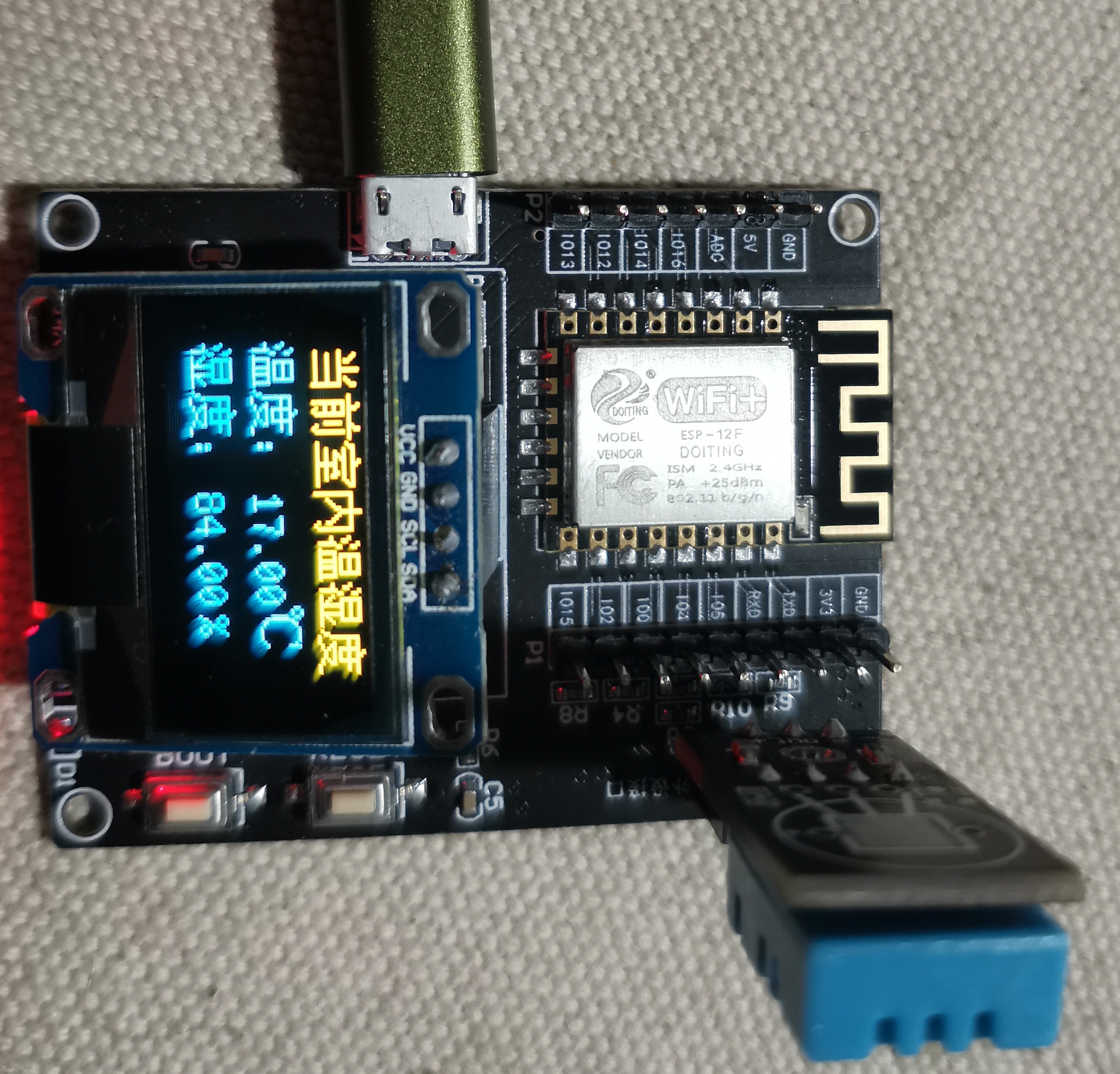 esp8266用U8G2库驱动0.96OLED获取DHT11温湿度并显示笔记_u8g2显示摄氏度图标-CSDN博客
