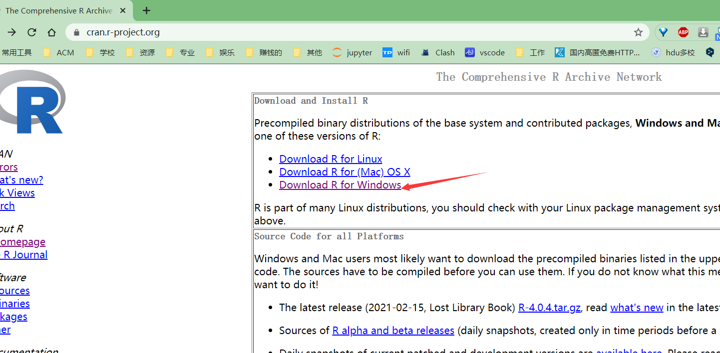 windows10 R和Rstudio的安装 （小白入门）_choose r installation-CSDN博客