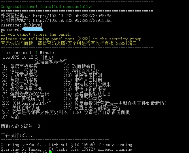 宝塔Linux面板命令大全_宝塔面板指令-CSDN博客
