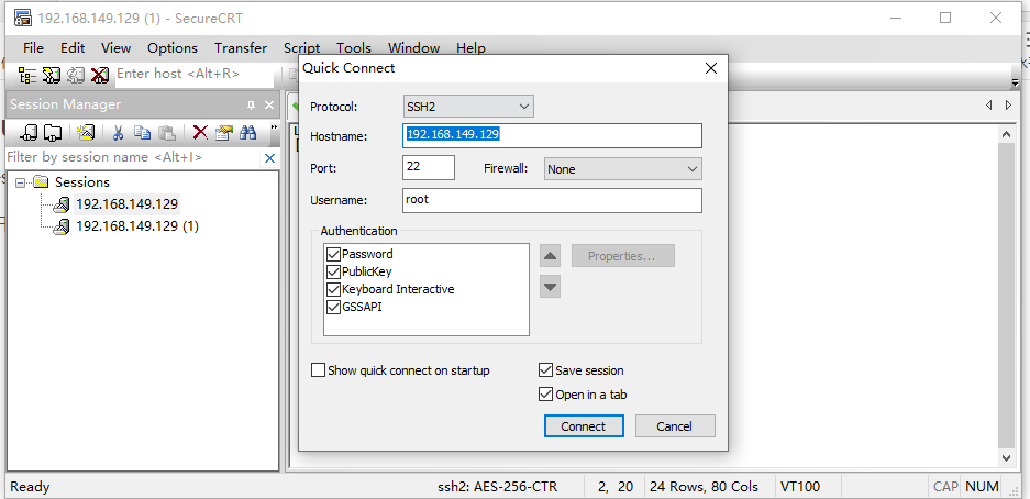 secureCRT连接不上虚拟机：Connection timed out_securecrt connection timed out-CSDN博客