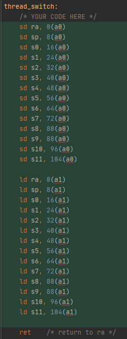 Mit6.S081-实验7-Multithreading_multithreading 汇编测试-CSDN博客